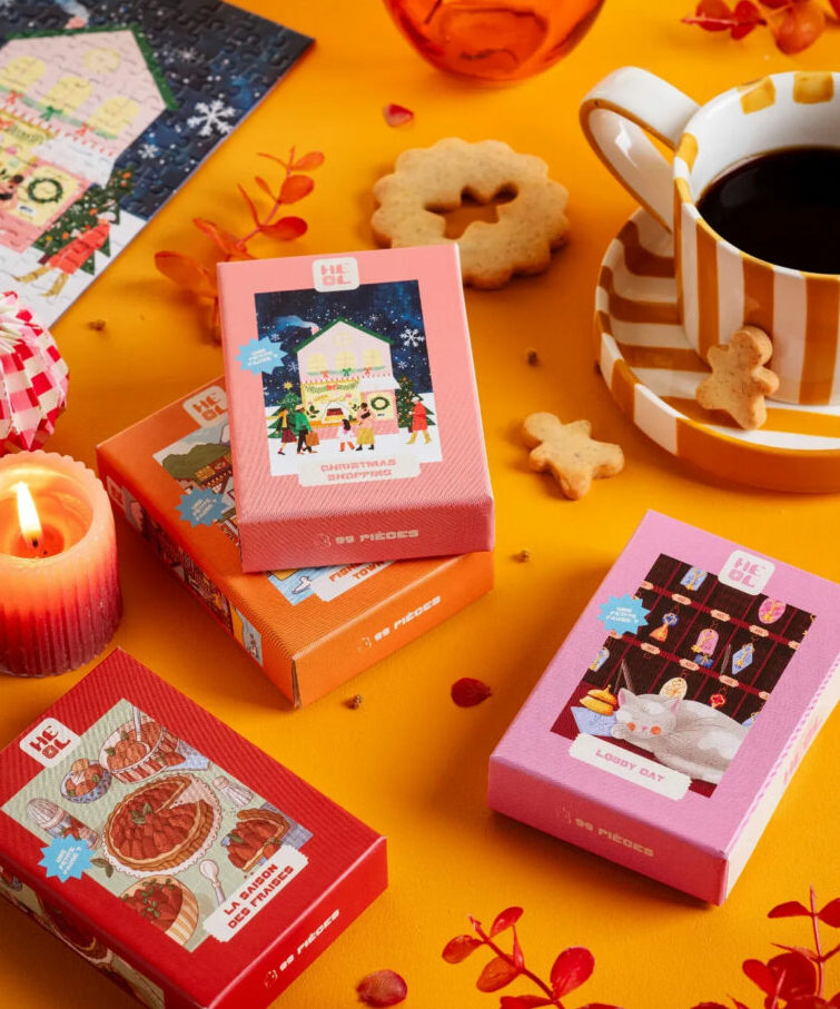 Image de marque et Packaging des Puzzle Éditions Heol